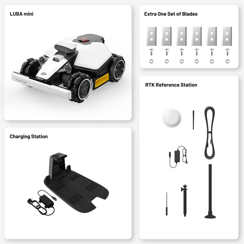LUBA Mini AWD Robot Lawn Mower | Mammotion UK