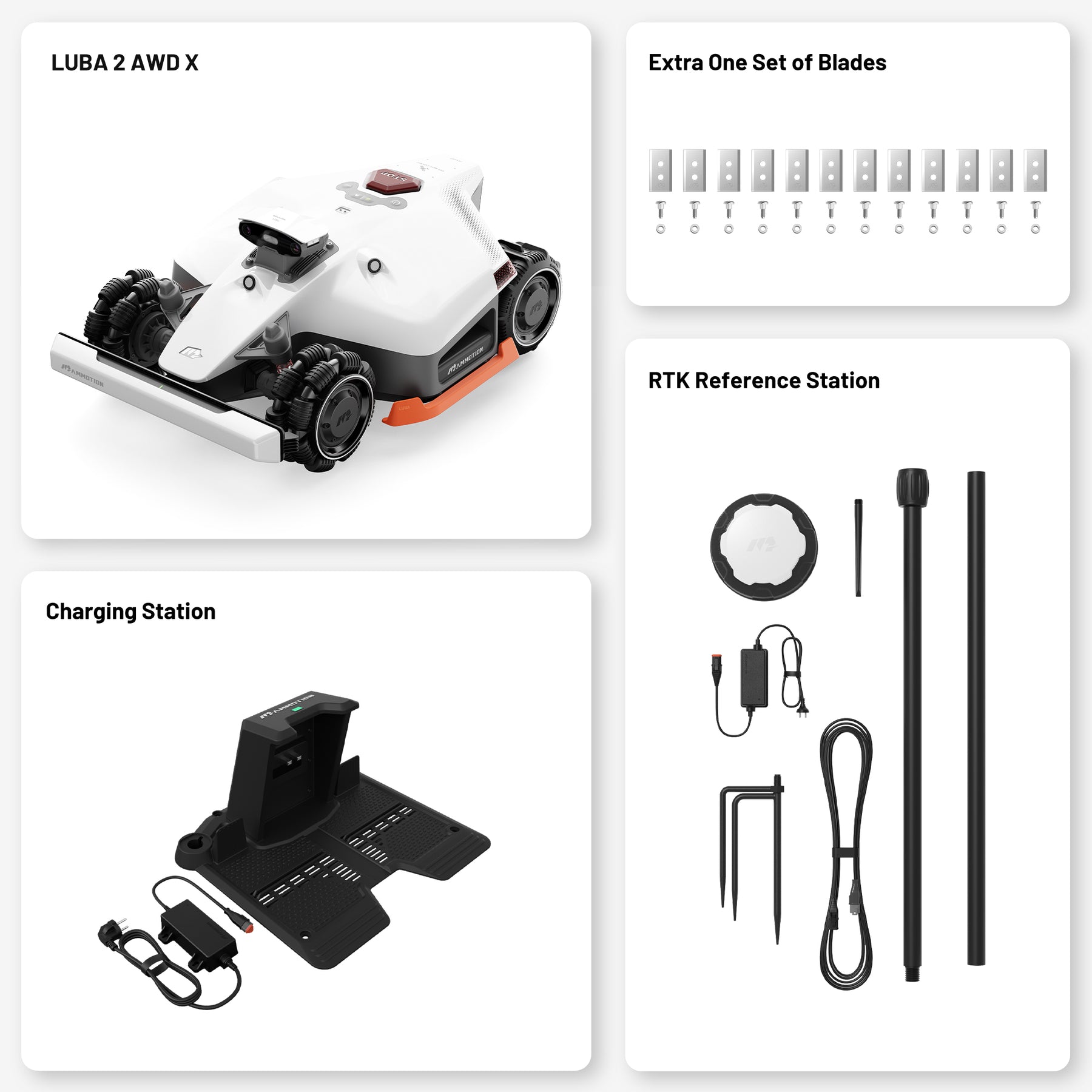 LUBA 2 AWD Robot Lawn Mower | Mammotion UK