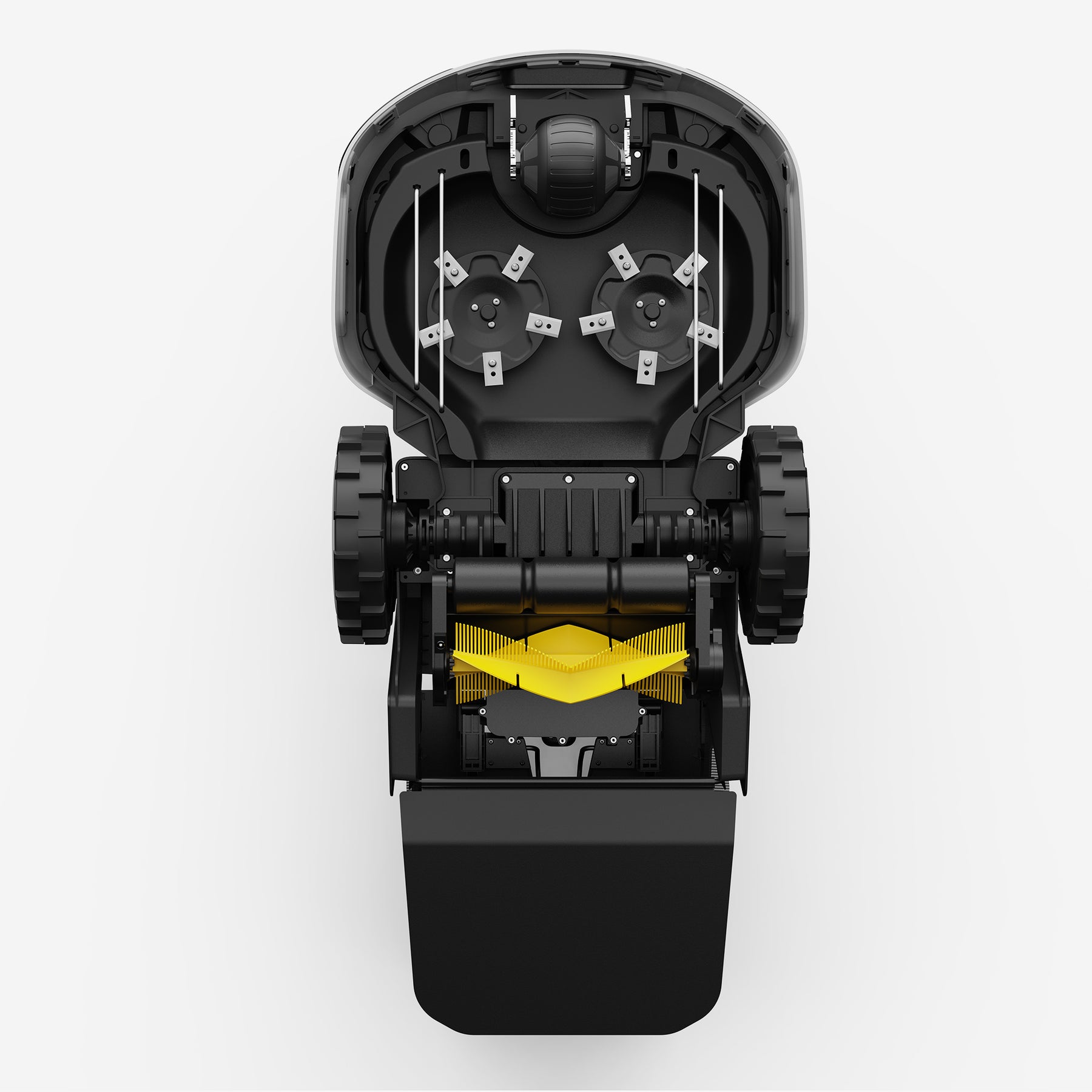 YUKA: 2-in-1 Self-emptying Lawn Sweeping Mower | Mammotion UK